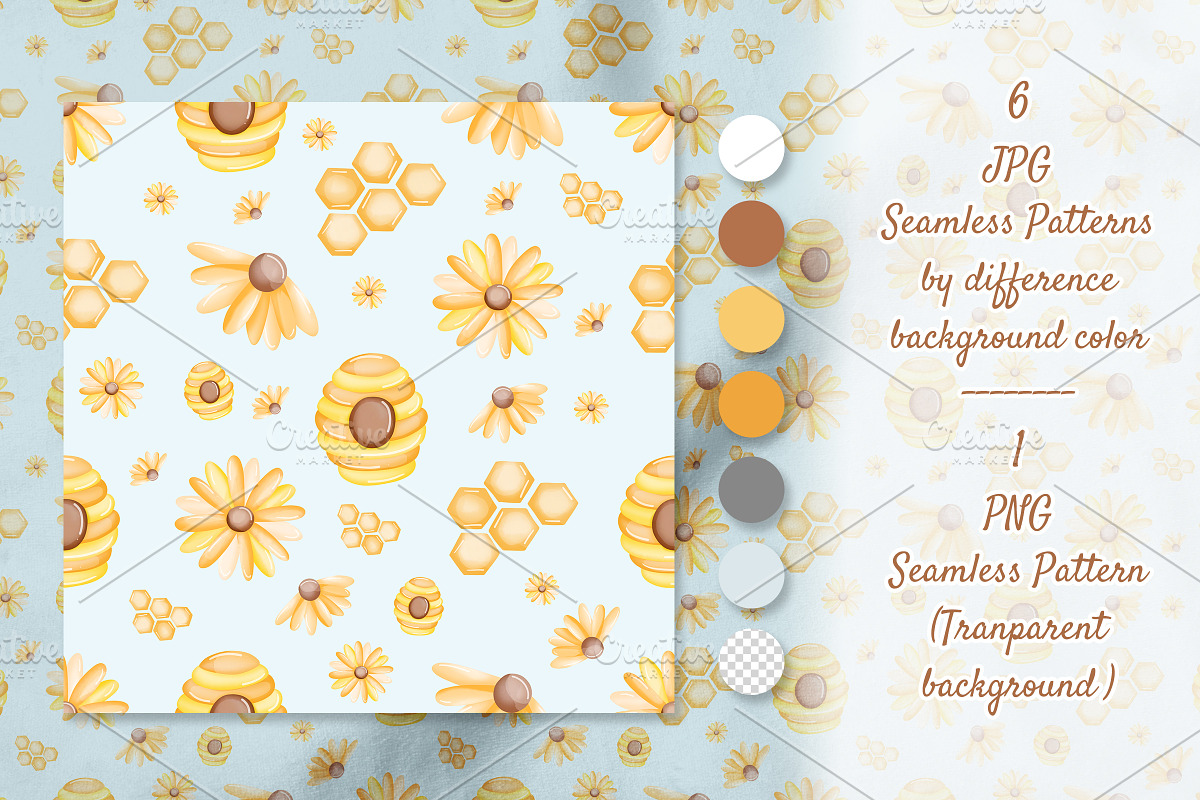 Bee Gnome Watercolor Clipart Bundle