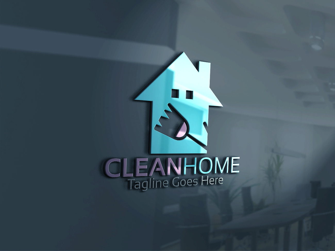 Clean Home-Logo Template, a Branding & Logo Template by Josuf Media