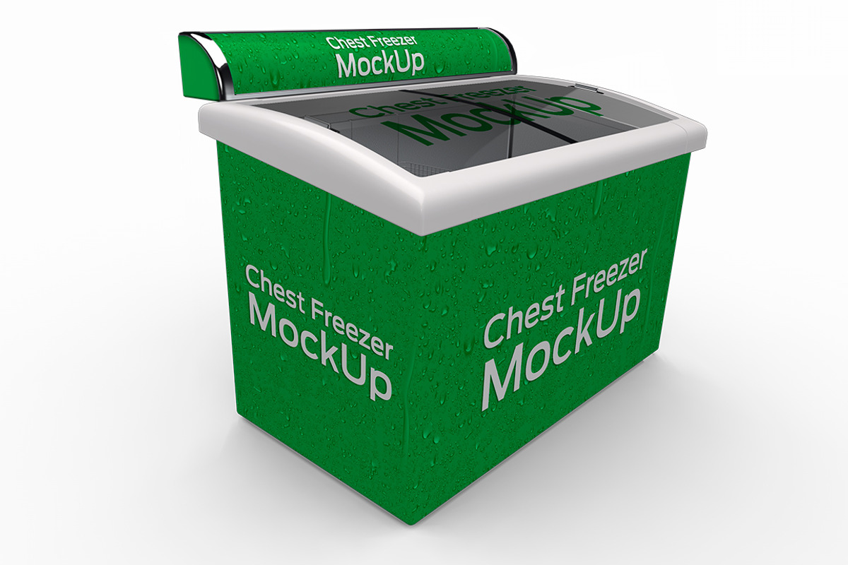 Chest Freezer Mock-up, a Product Mockup by rogeriomarcos