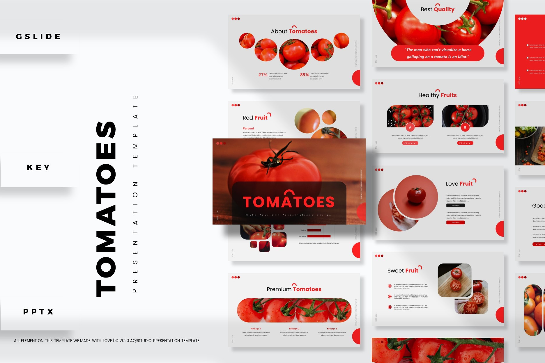 Tomatoes - Presentation Template, a Presentation Template by AQR Studio ...