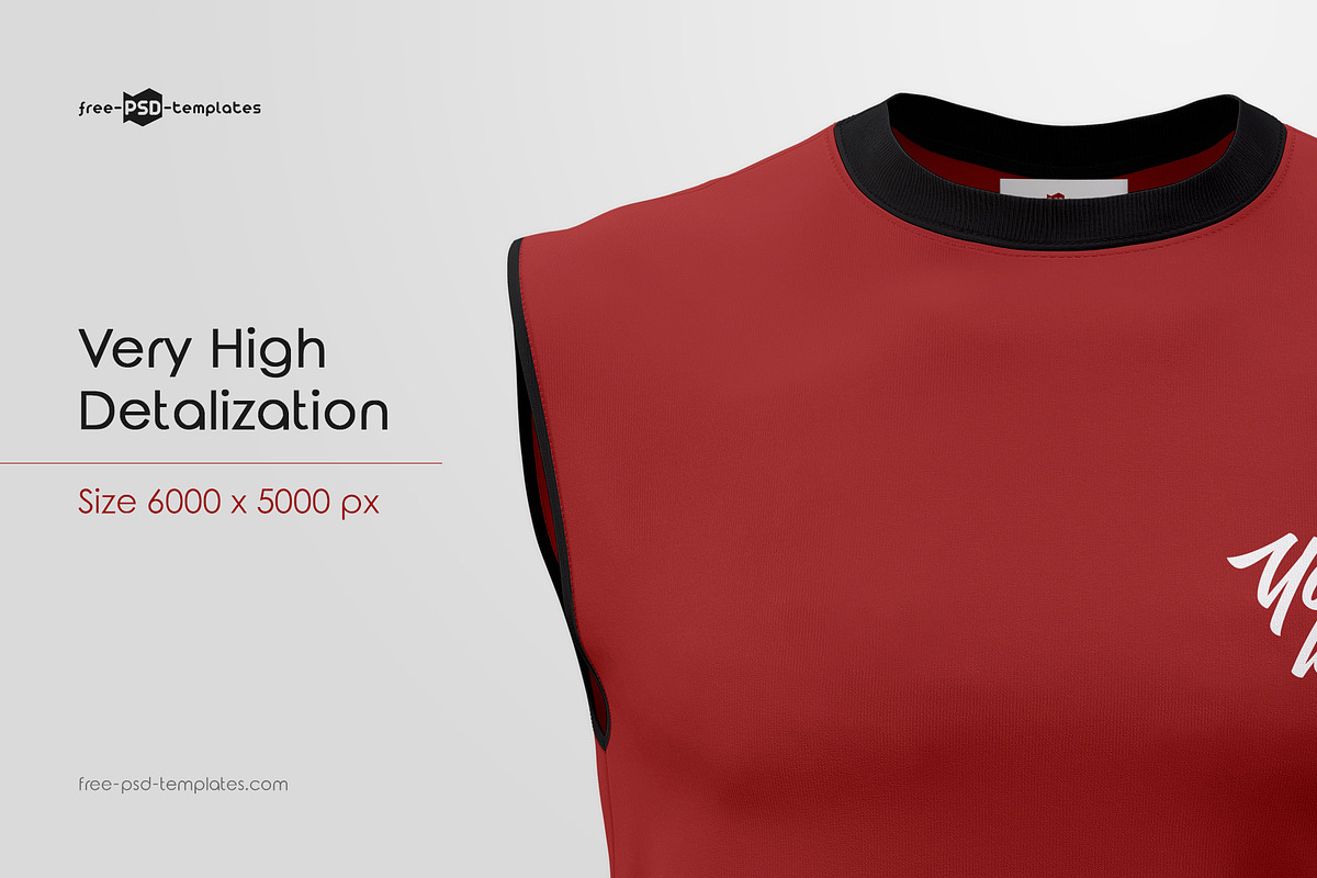 Mens Muscle Tank T-Shirts MockUp Set, a Shirt Mockup by Free-PSD-Templates