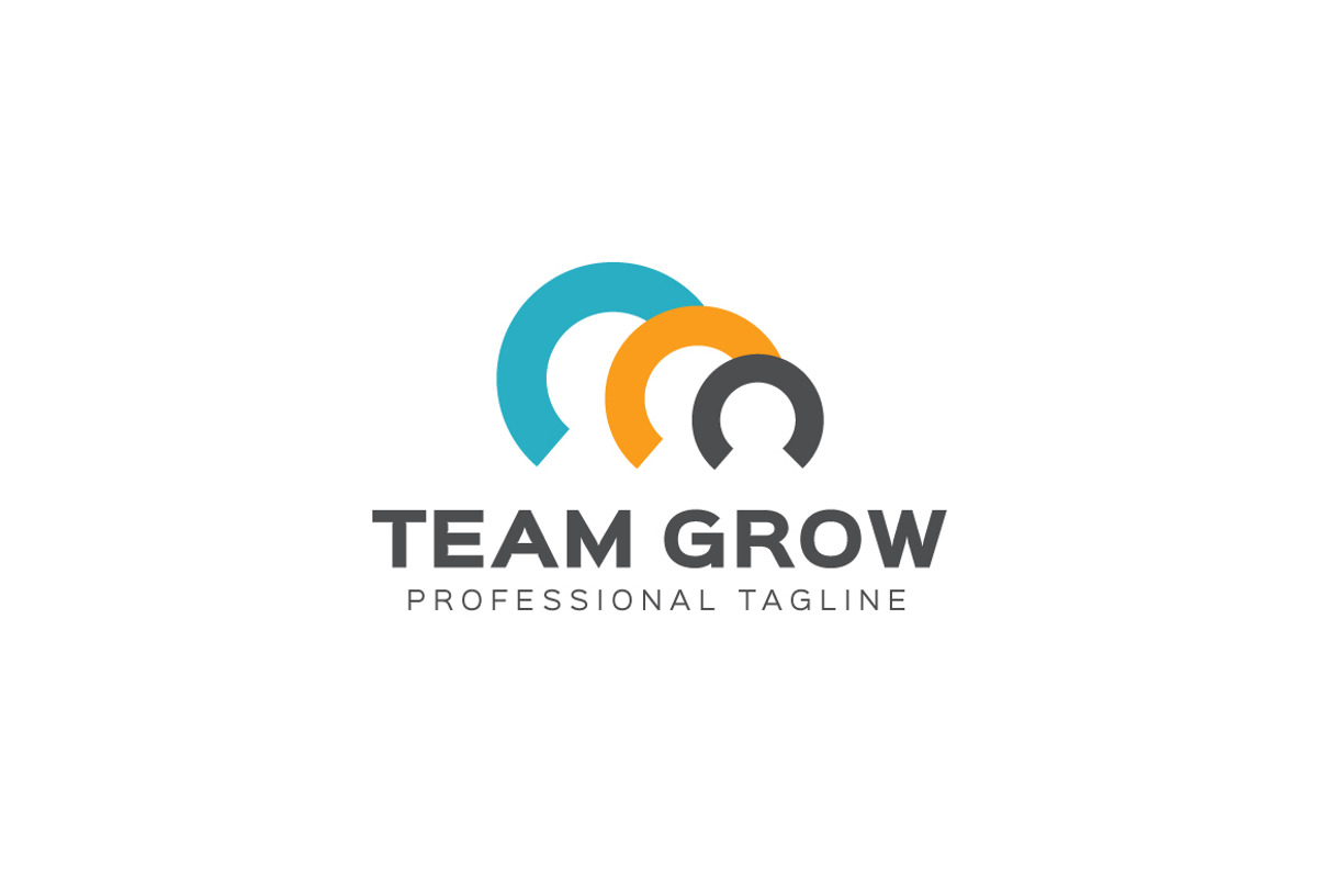Team Grow Logo Template, a Branding & Logo Template by Logo20
