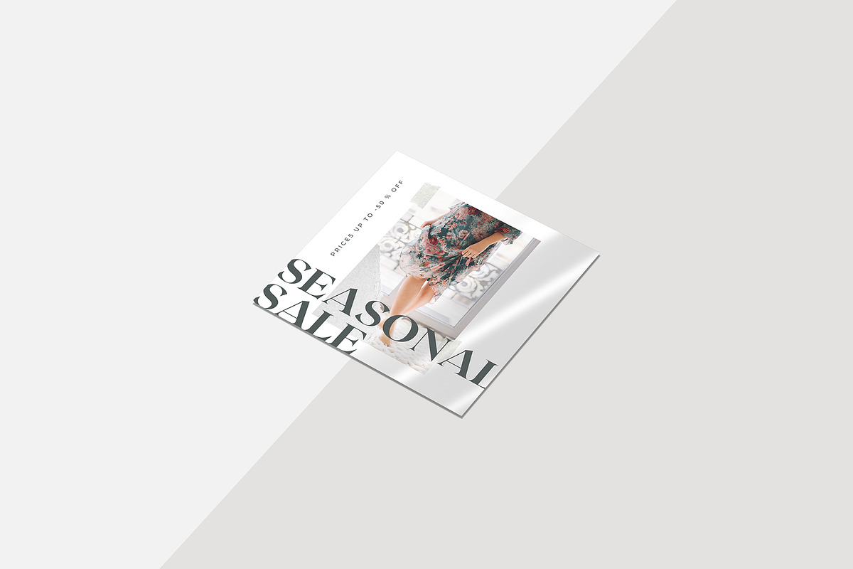 Square Poster/Brochure Mockup, a Print Template by zuhraabdullah ...