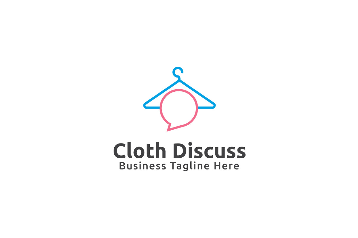 Cloth Discuss Logo Template, a Branding & Logo Template by Logo20
