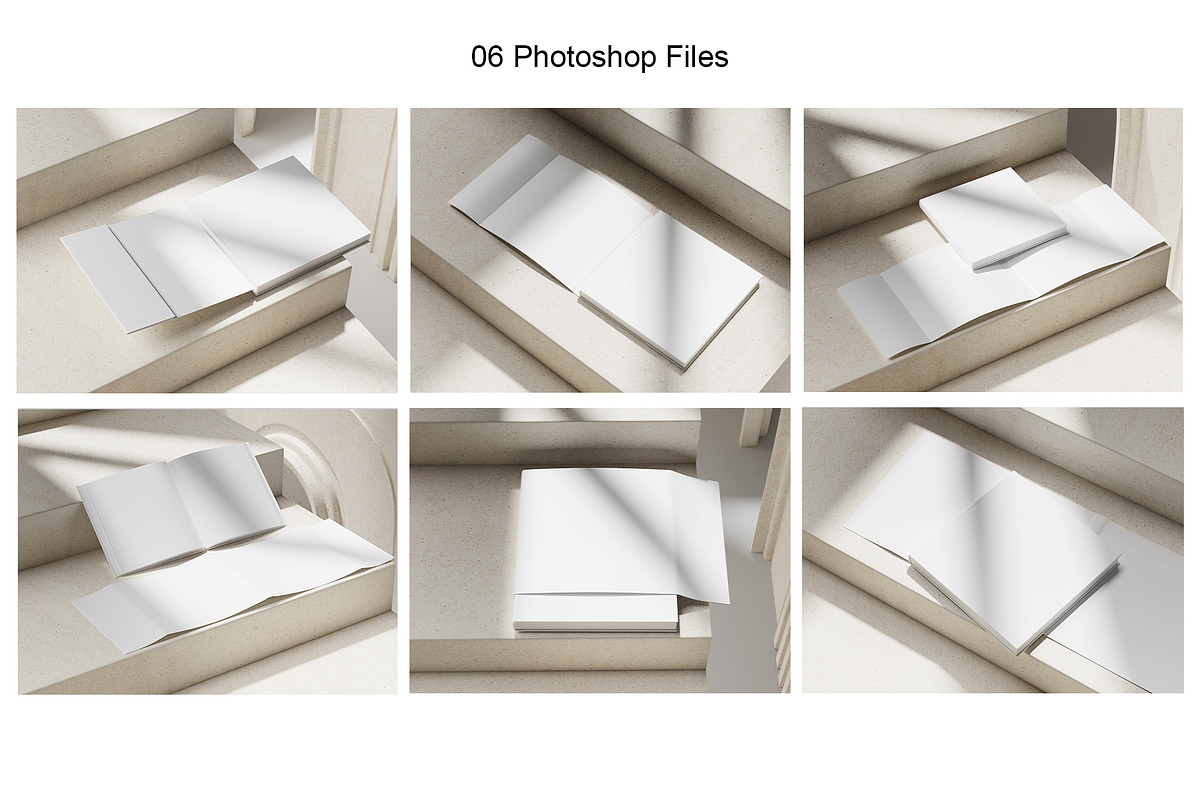 Dust Jacket Cover Book Mockup, a Books & Magazine Mockup by Tokobeta