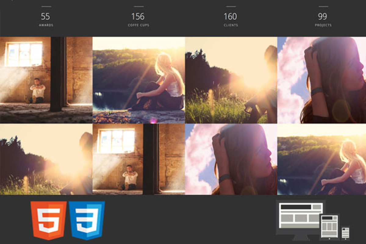 Capital One/MultiPage HTML Template, a Landing Page Template by earthquake