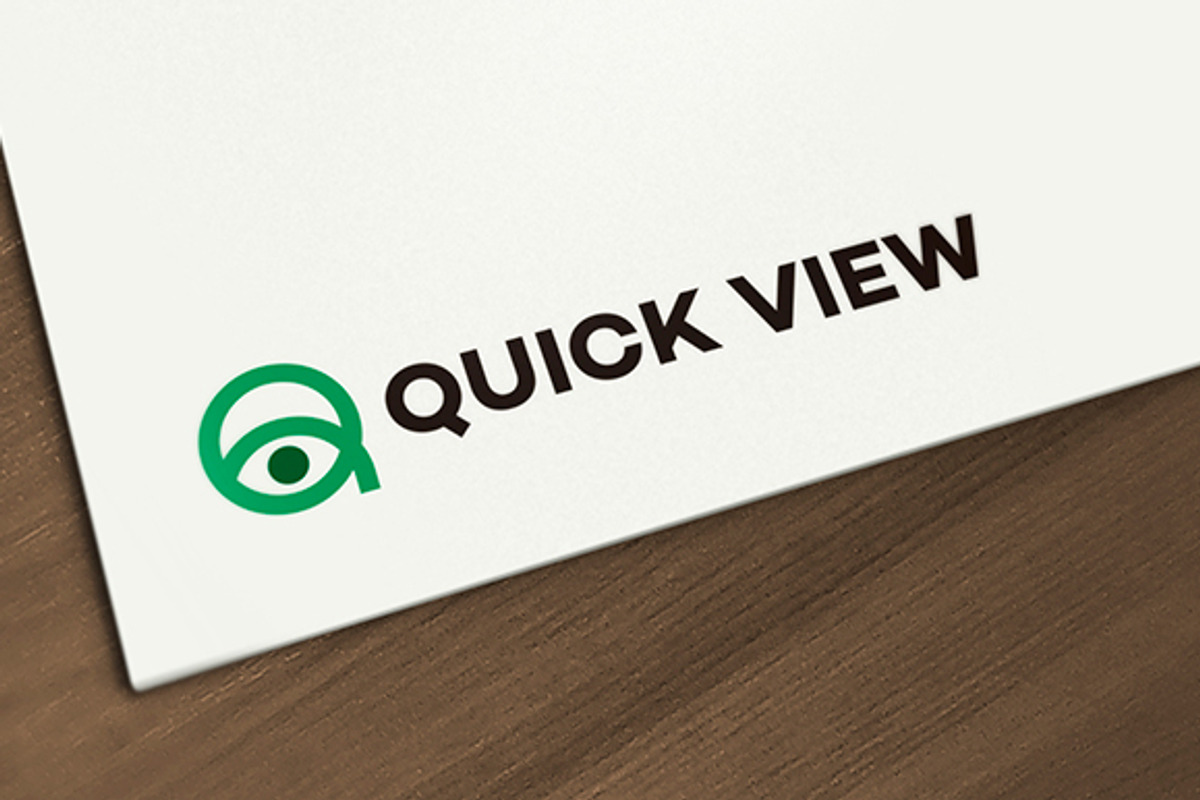 Quick View - Letter Q & Eye Logo, a Branding & Logo Template by Mauro ...