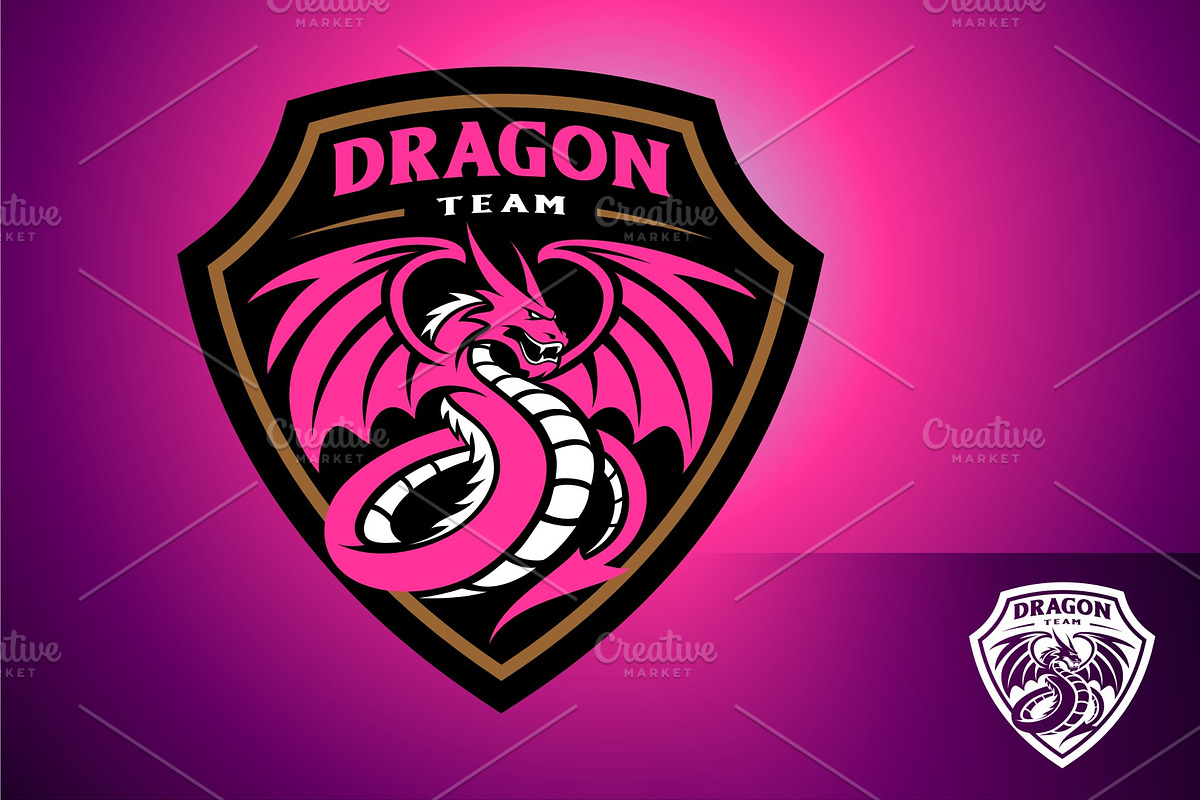 DRAGON TEAM, a Branding & Logo Template by herulogo