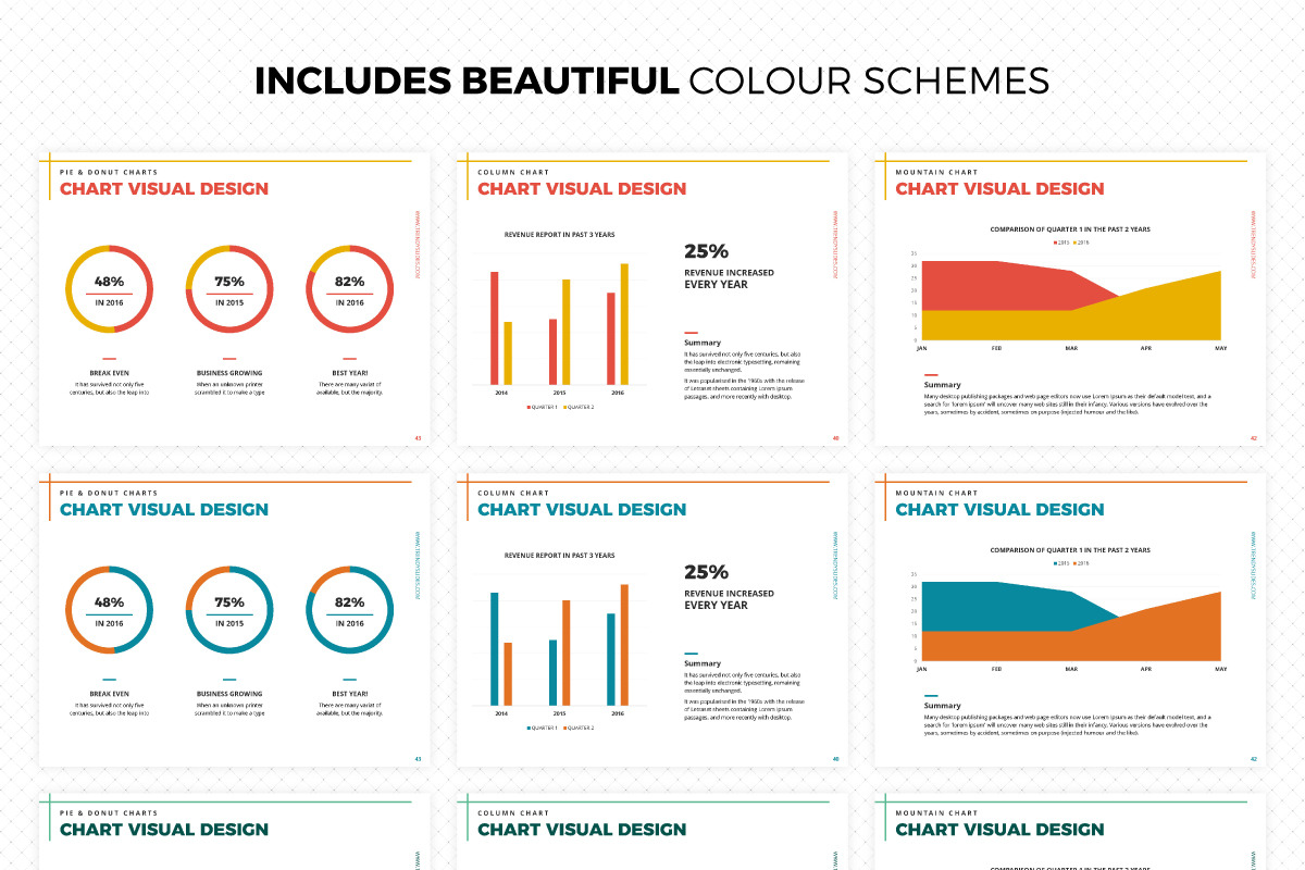 Trendy Slides PowerPoint Template, a Presentation Template by Wipavee