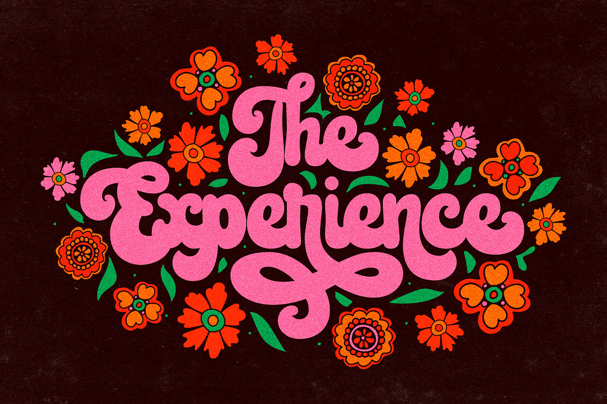 Lovadelic Groovy Typeface