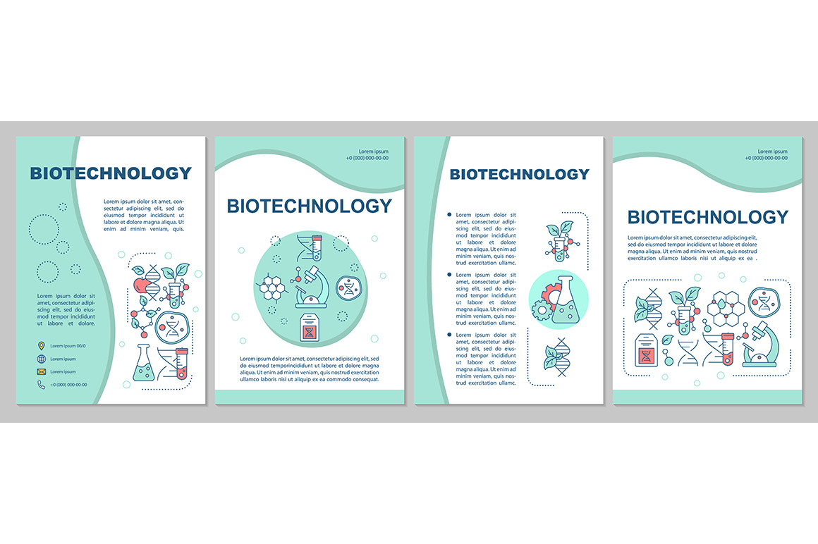 Biotechnology brochure template, a Brochure Template by bsd studio ...