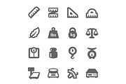 Scales and Rulers Icons | Icons ~ Creative Market