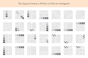 Mood Board Template Square Format, a Product Mockup by Onward Wander Studio