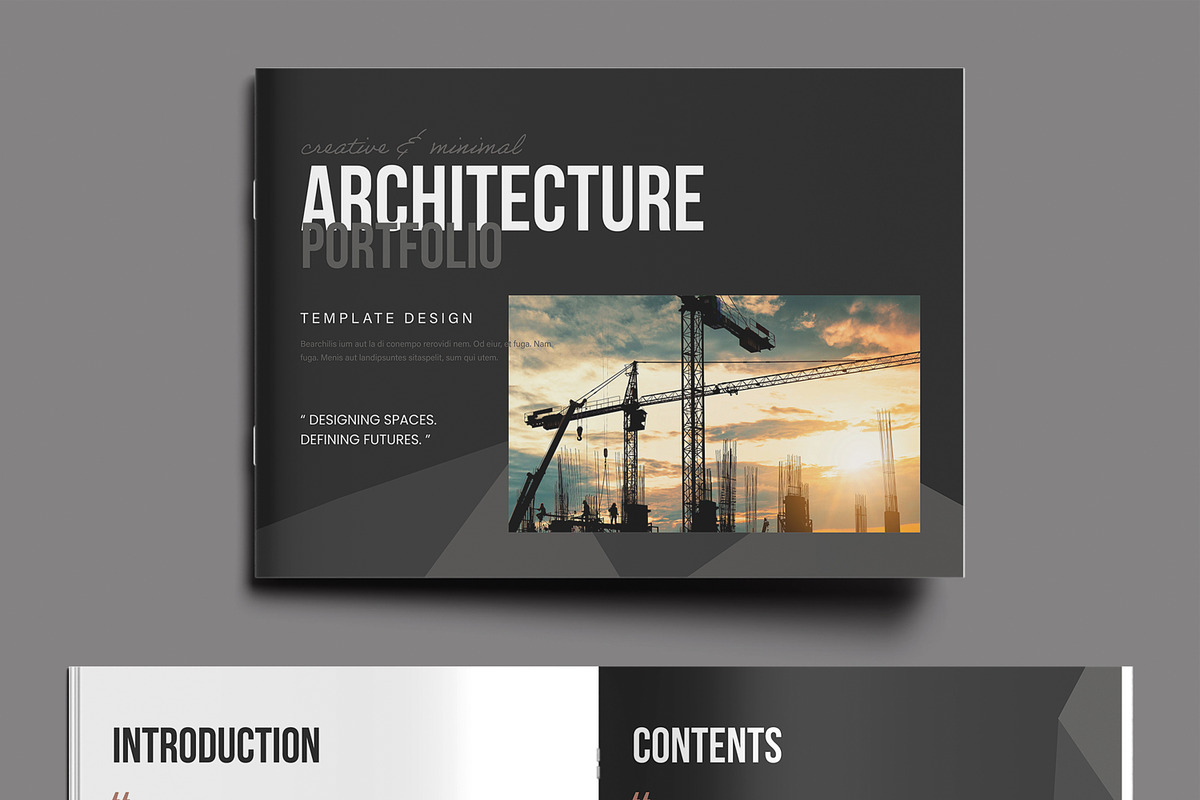 Architectural Portfolio Layout