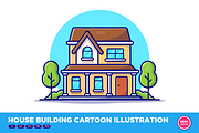 House Building Cartoon Illustration, a Work Illustration by Catalyst Labs