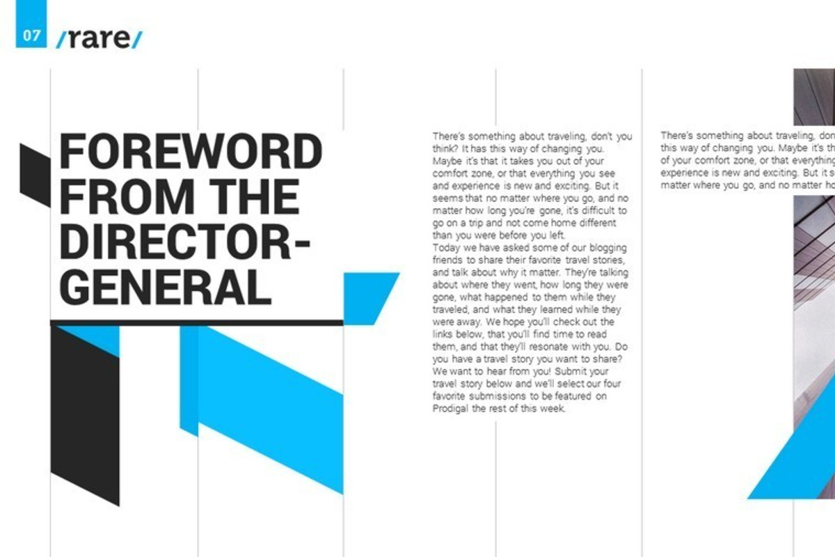 Rare Magazine PowerPoint, a Presentation Template by Warna Works ...