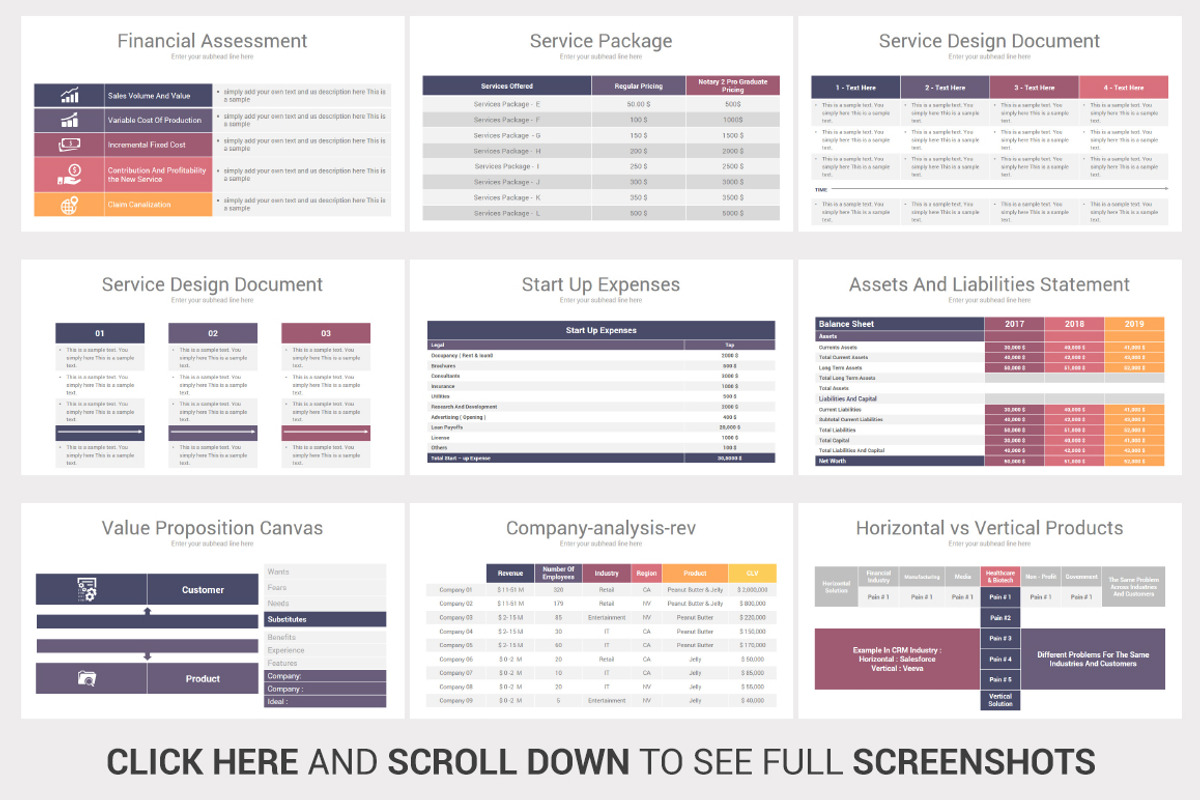 Creative Tables PowerPoint, a Presentation Template by OceanArt