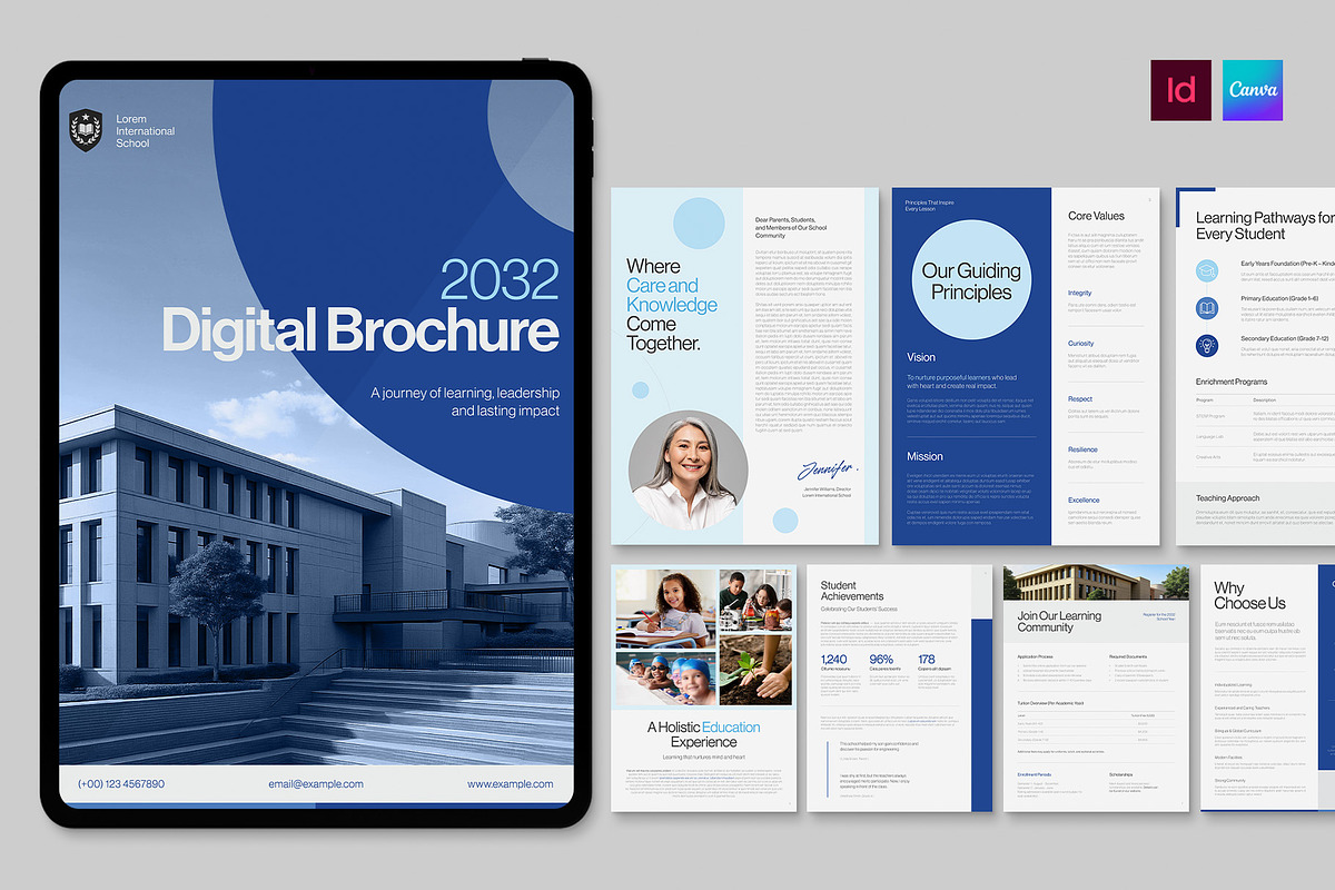 Digital Brochure Template, a Brochure Template by BrandPacks