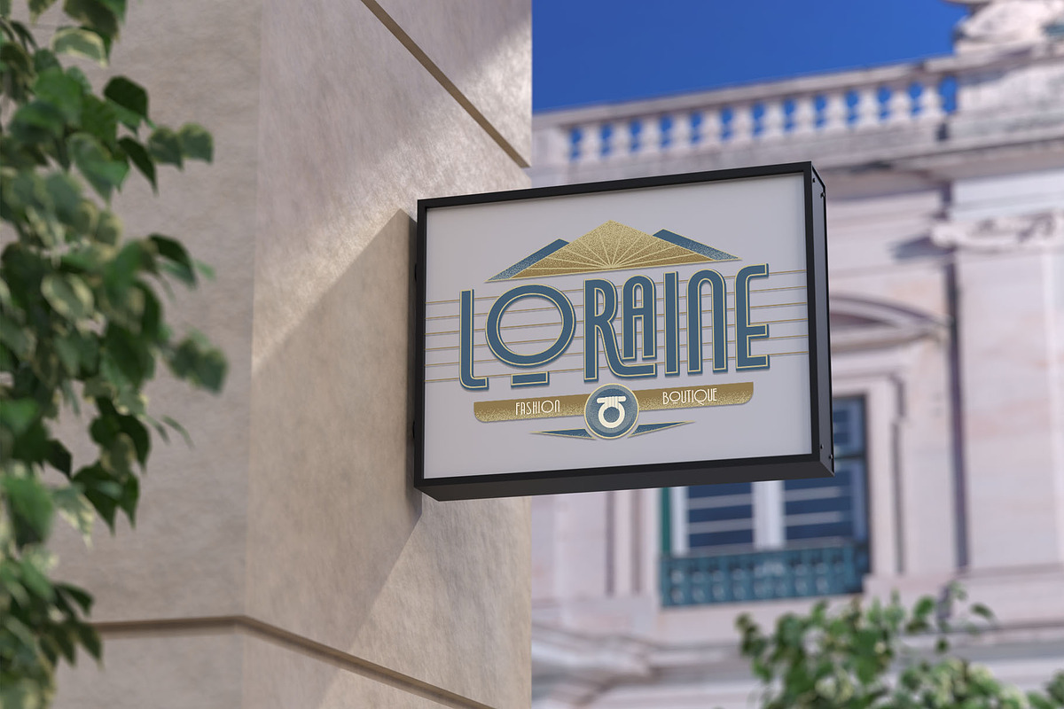 Decondol Art Deco Typeface, a Sans Serif Font by alit design