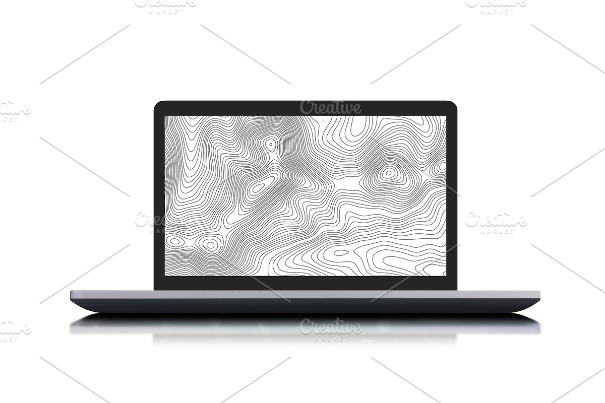 24 Vector Topographic Maps.
