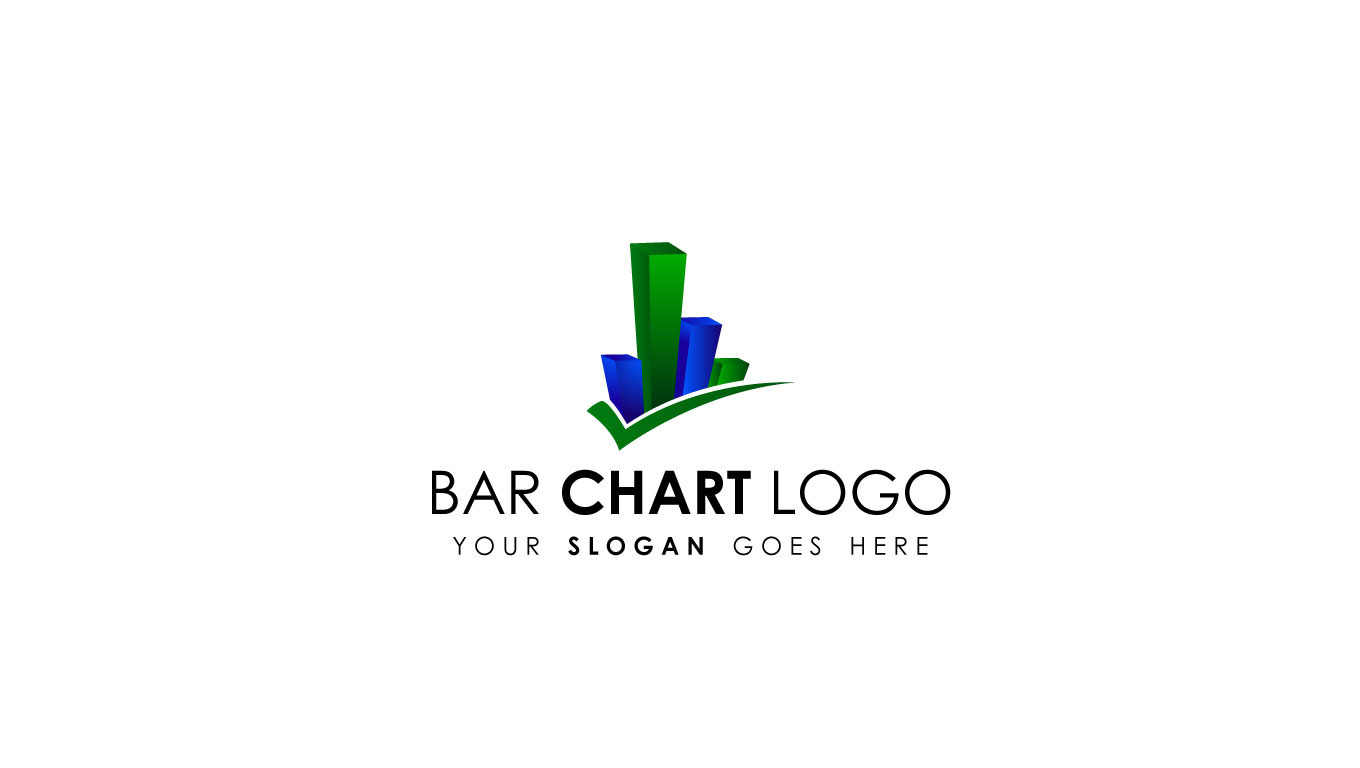 Simple Bar Chart Logo Template, a Branding & Logo Template by Pentaclay