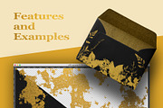 300 gold lithography textures, a Texture Graphic by PrintPixel ...