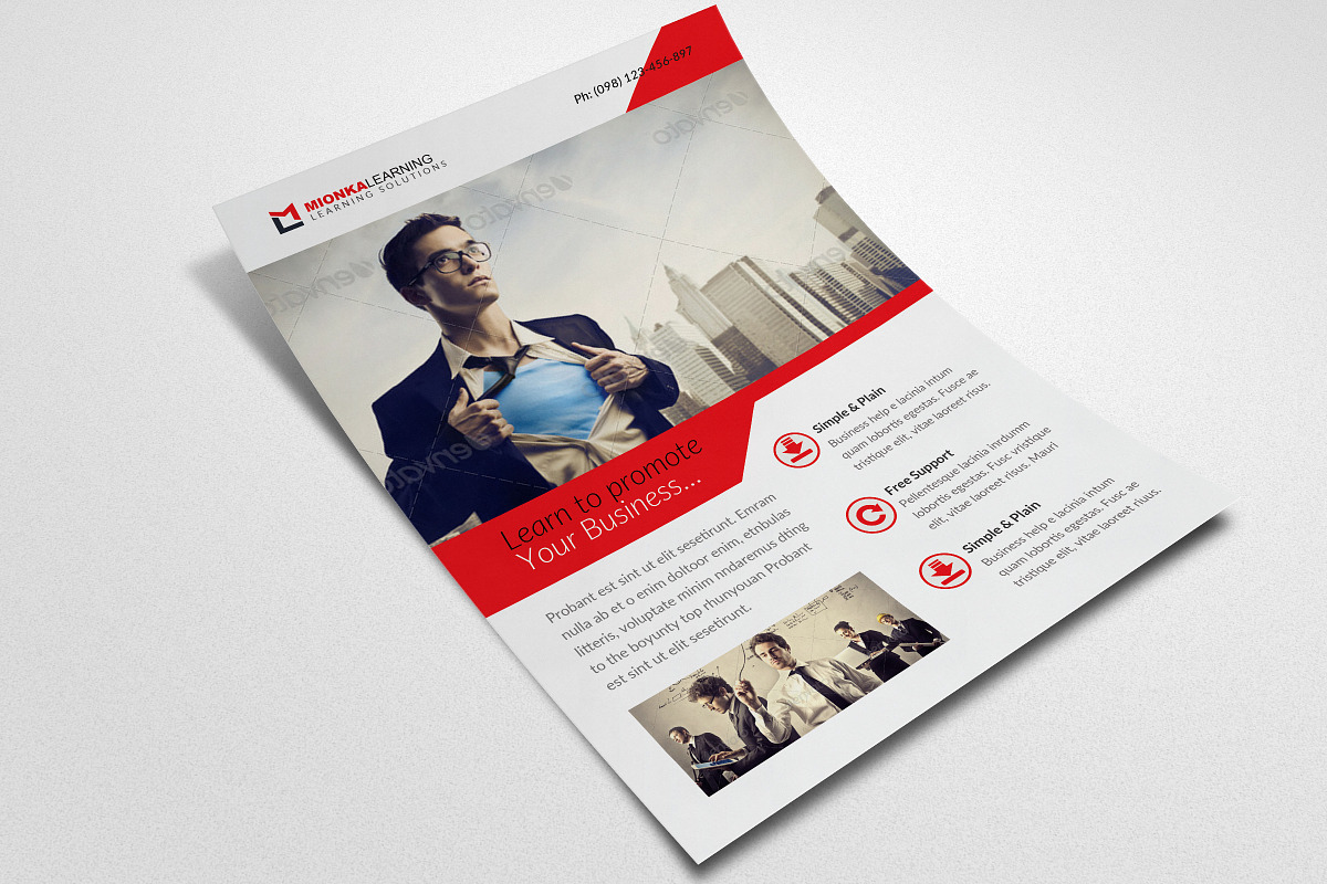 Employment Agency & Jobs Fair Flyer, a Flyer Template by Design Up