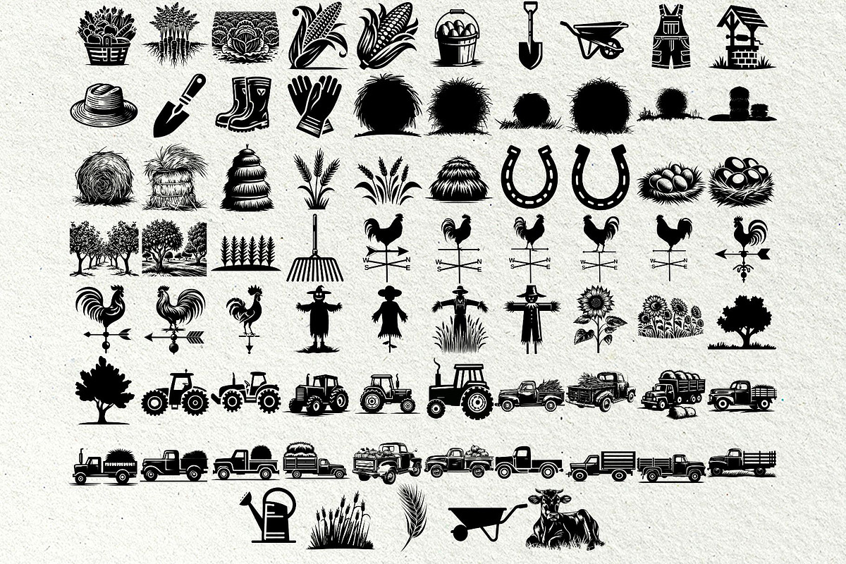 Farm Scene SVG Bundle, an Animal Illustration by DENIDigitalArtSudio