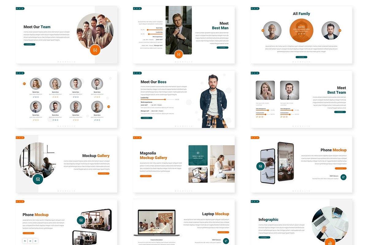 Magnolia - Powerpoint Template, a Presentation Template by inspirasign