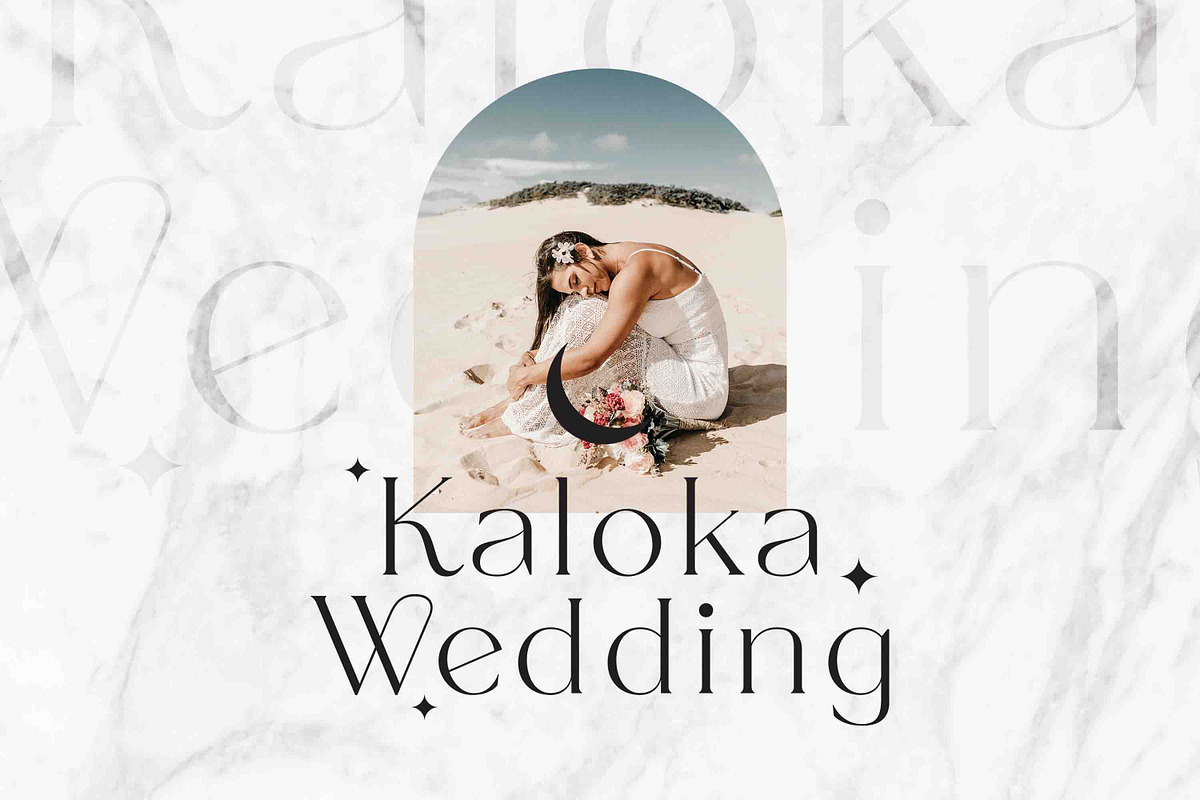 Ethdown Wedding Typeface