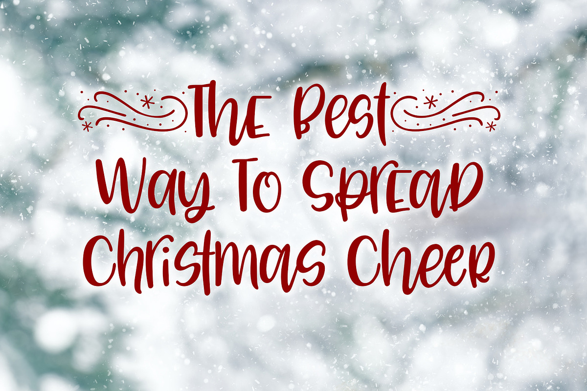 Miss Merryweather Font, a Sans Serif Font by A Little Smidge