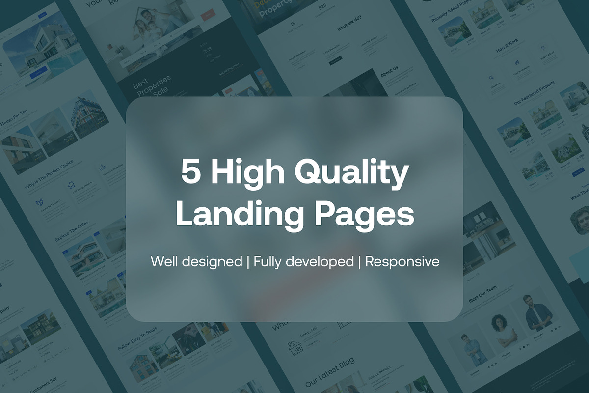 Realoland - Real Estate Landing Page