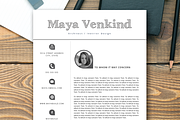 CV-RESUME MAYA, a Resume Template by AvenueDesigns