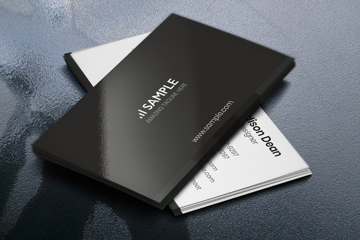 Minimal Business Card, a Business Card Template by UI_Expert