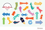 Colorful arrows clipart CL023 | Graphic Objects ~ Creative Market