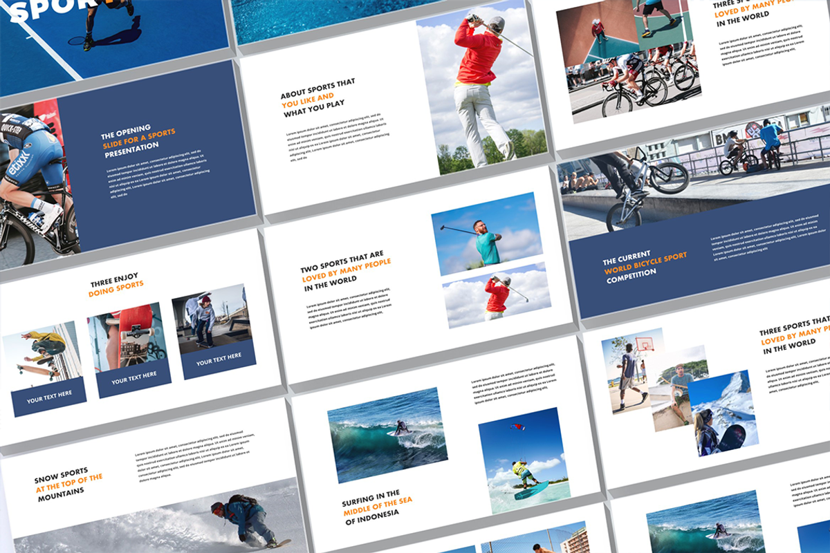 Sporty - Powerpoint Template, a Presentation Template by UnicodeID