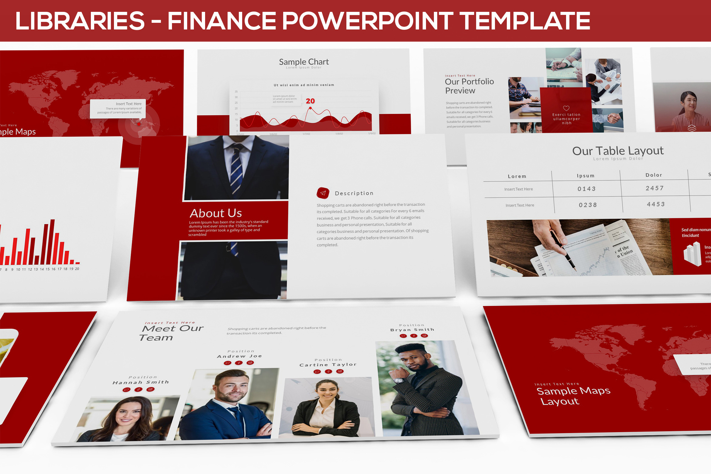 Libraries - Finance Powerpoint | Presentation Templates ~ Creative Market