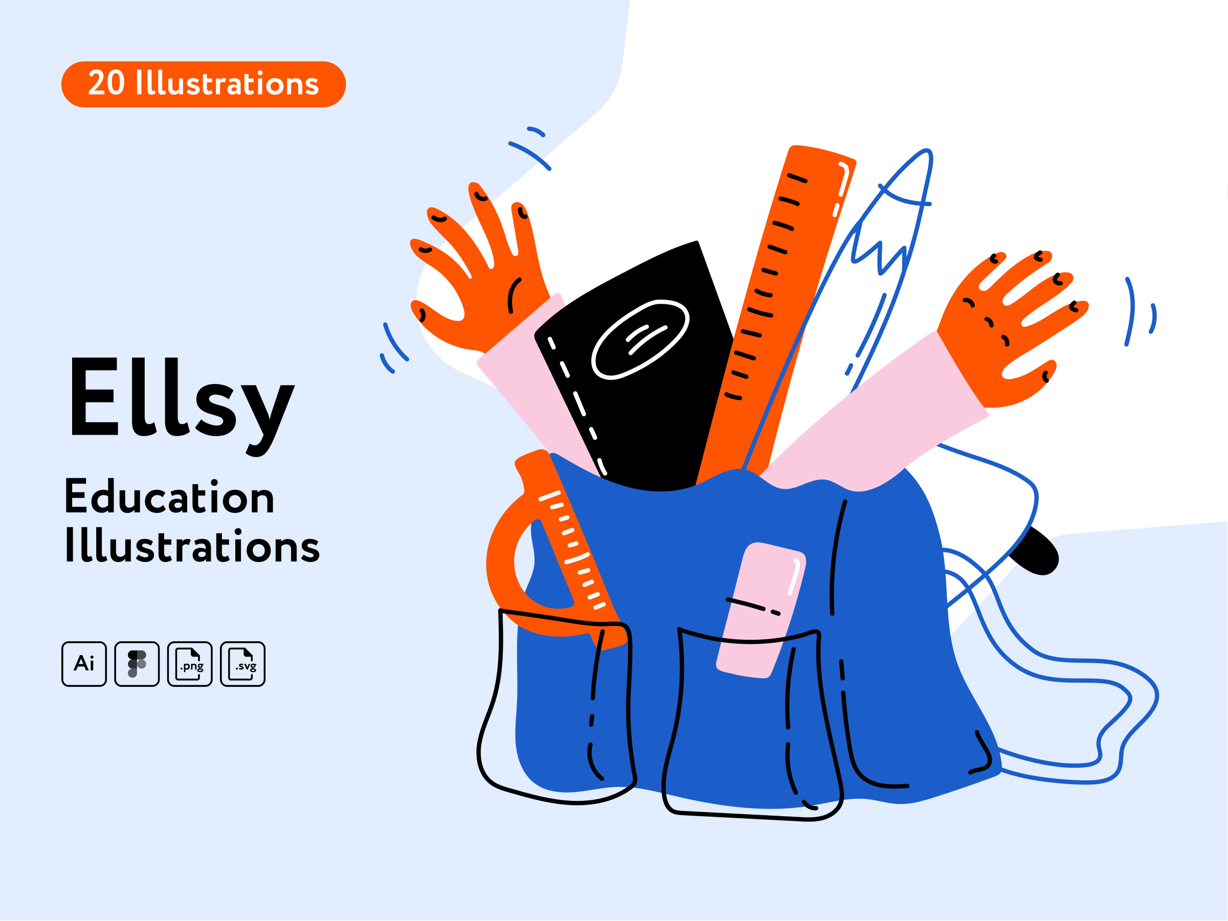 Ellsy Education Illustrations | Creative Market