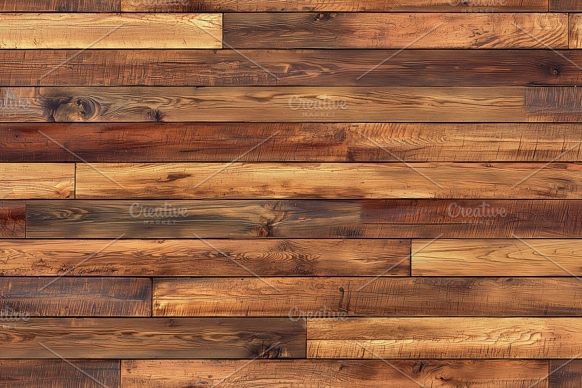 A textured wooden wall featuring various shades of brown and tan planks arrange, a Texture ...