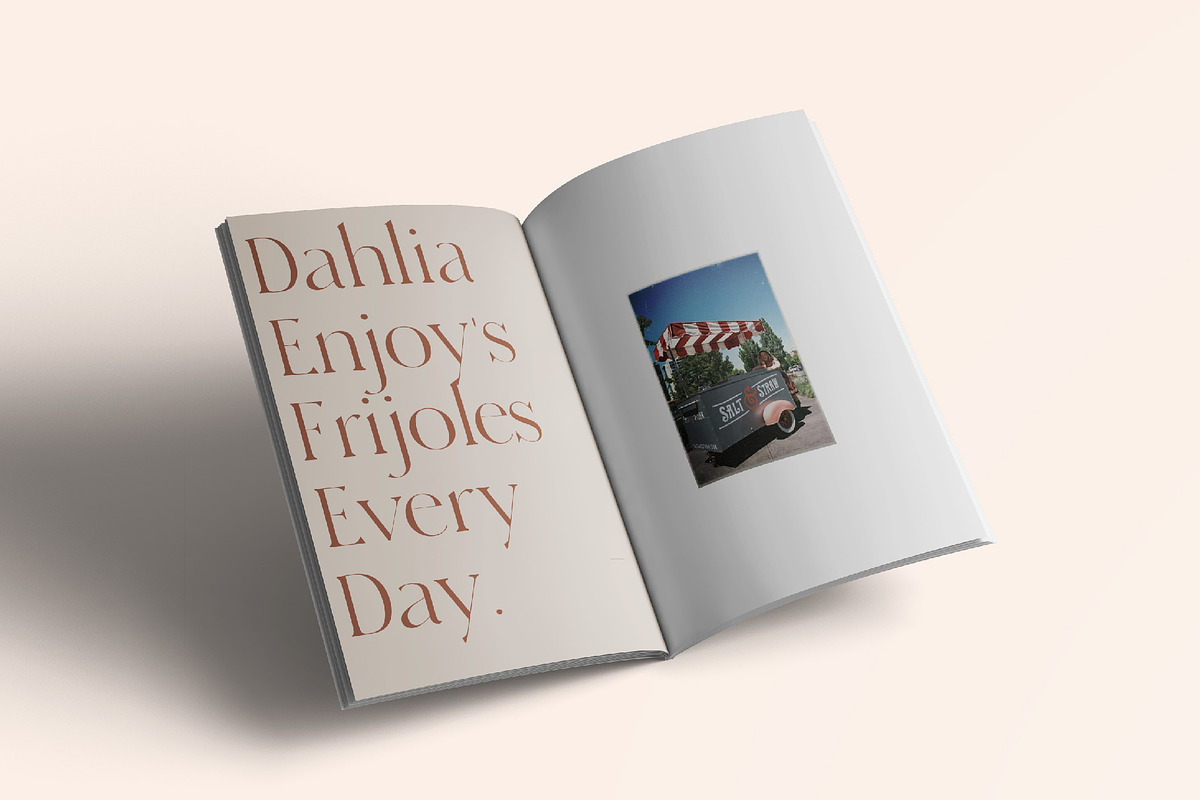 Dahlia - Modern Serif Font, a Serif Font by Tropical Type