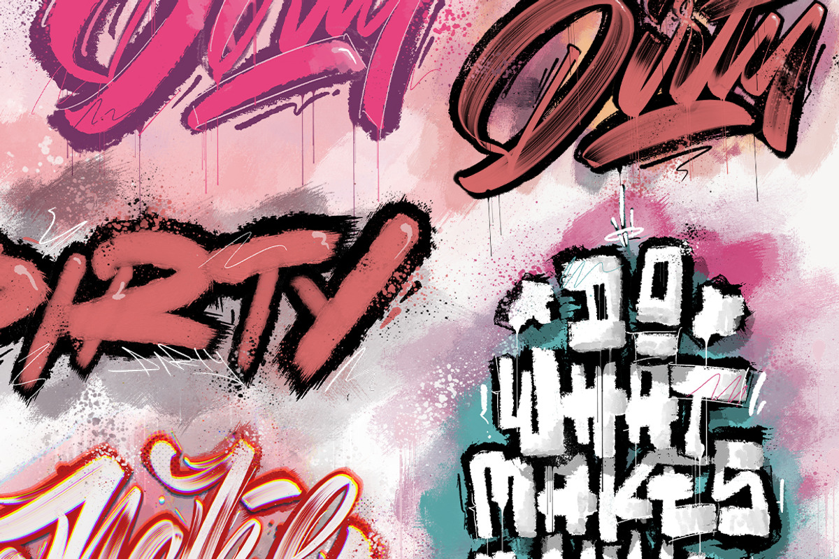 Dirty Outlines - Procreate Brushes, a Brush Add-On by Snooze one