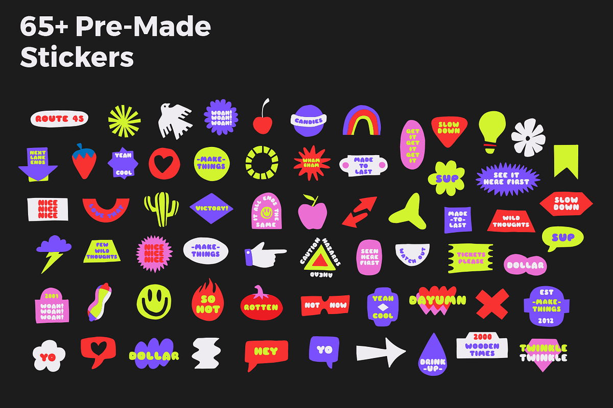 Sticker Party, a Templates & Theme by ClayStudio