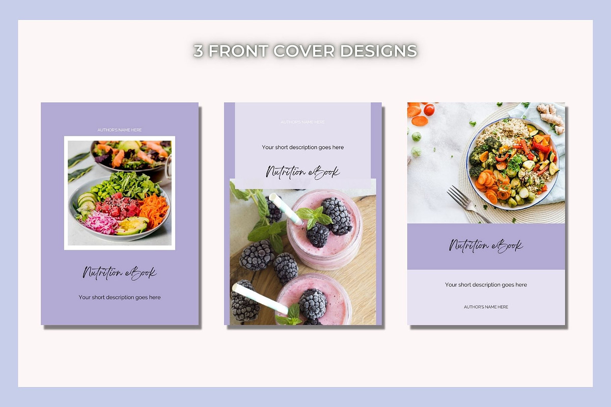 Nutrition Meal Recipe Template Canva