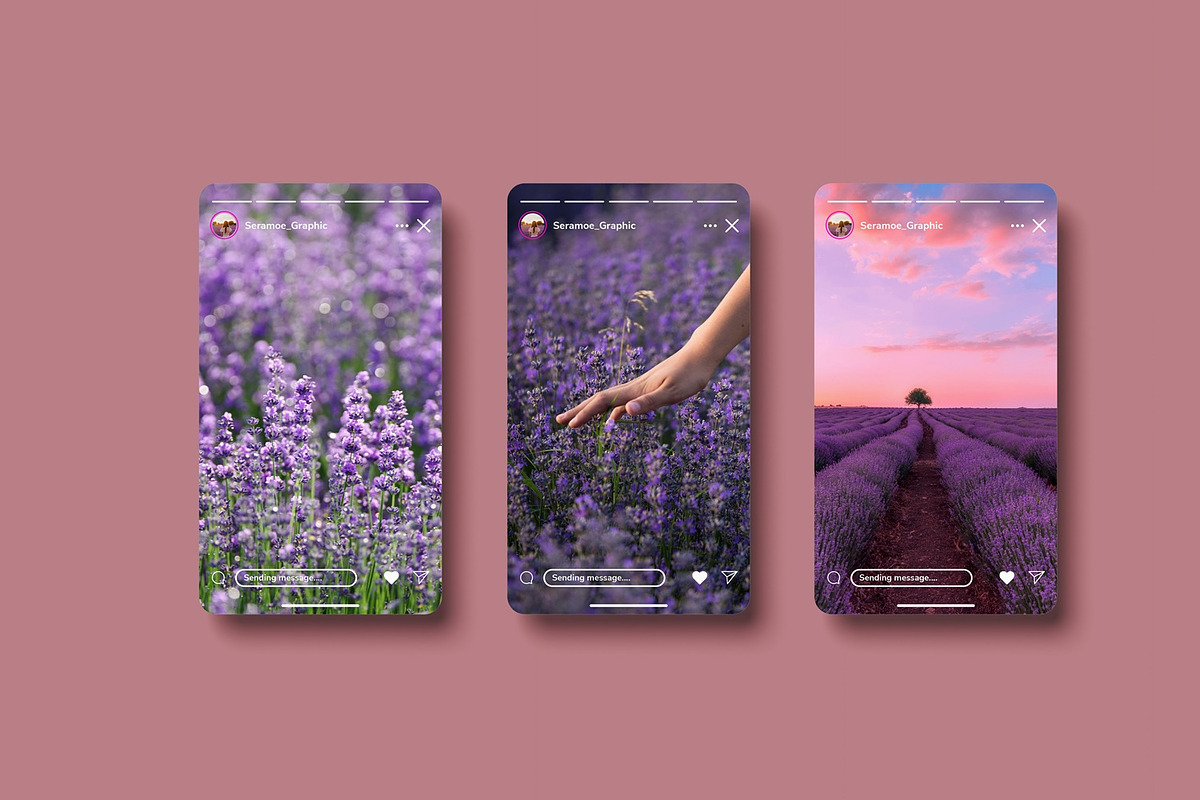 Instagram Post Mockup, an iPhone Mockup by seramoe