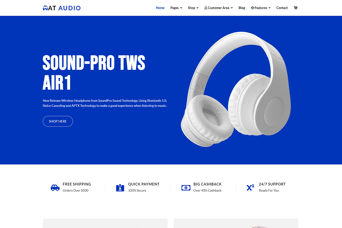 AT Audio -Audio Website Template, a Websites & App Template by LTheme