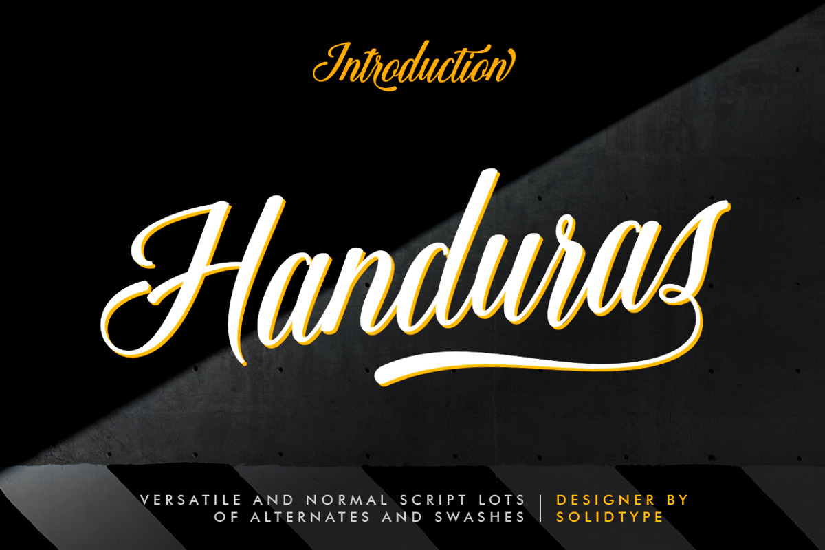 Handuras Script, a Script Font by Solidtype