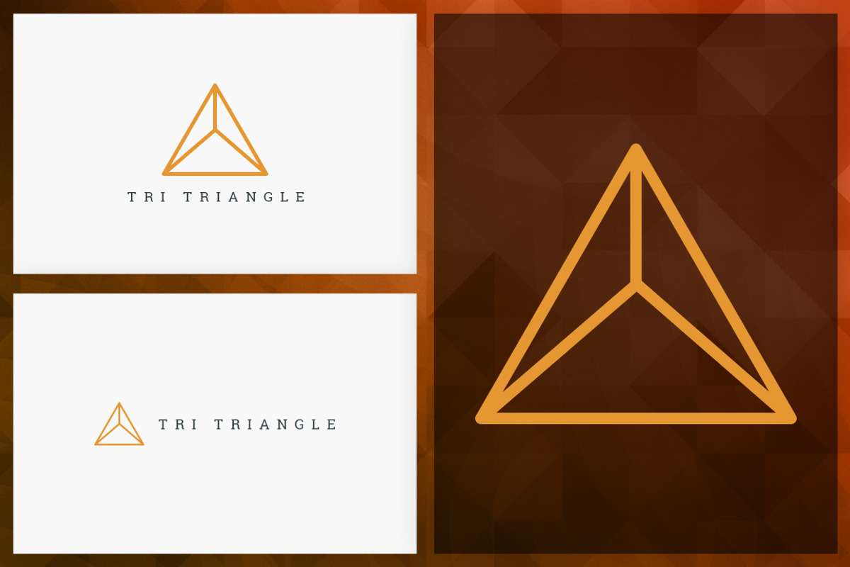 20 Triangle Logos - Outline edition