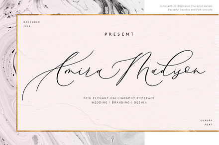 Melissa Gweny, a Script Font by JamalCreativeStudio