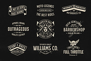 50 Apparel Logo Designs, a Branding & Logo Template by Davide Bassu