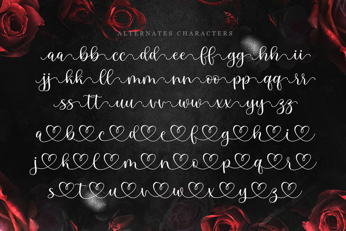 Mahesia | Lovely Script Font, a Script Font by Fargun Studio